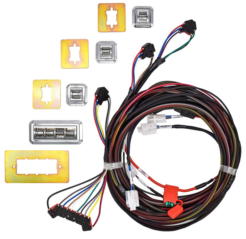POWER WINDOW SWITCHES ORIGINAL STYLE CHROME METAL – Hi Tech Classics