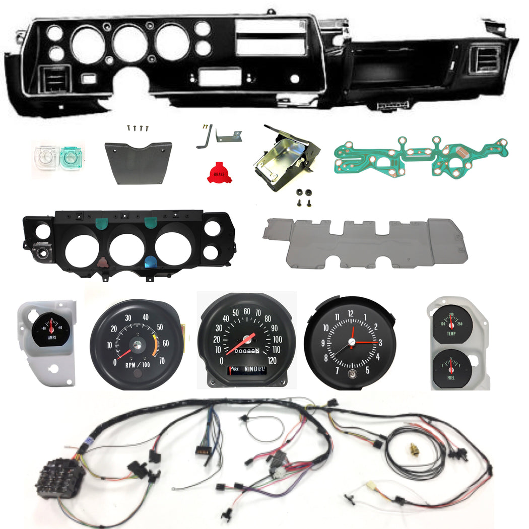 1970 Chevelle SS Dash Conversion Kit Super Sport gauges assembled – Hi ...