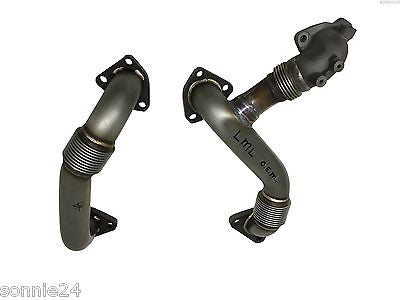 PPE Stainless Steel Up pipes and 3" Downpipe 2015 6.6L LML DURMAX DIES ...