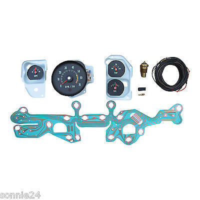 1971 71 CHEVELLE SS EL CAMINO MONTE TACH GAUGES tachometer temp fuel a ...