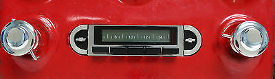1955-1959 Chevy truck radio AM/FM USA-230 55-59 IPOD XM MP3 200 Watt A ...